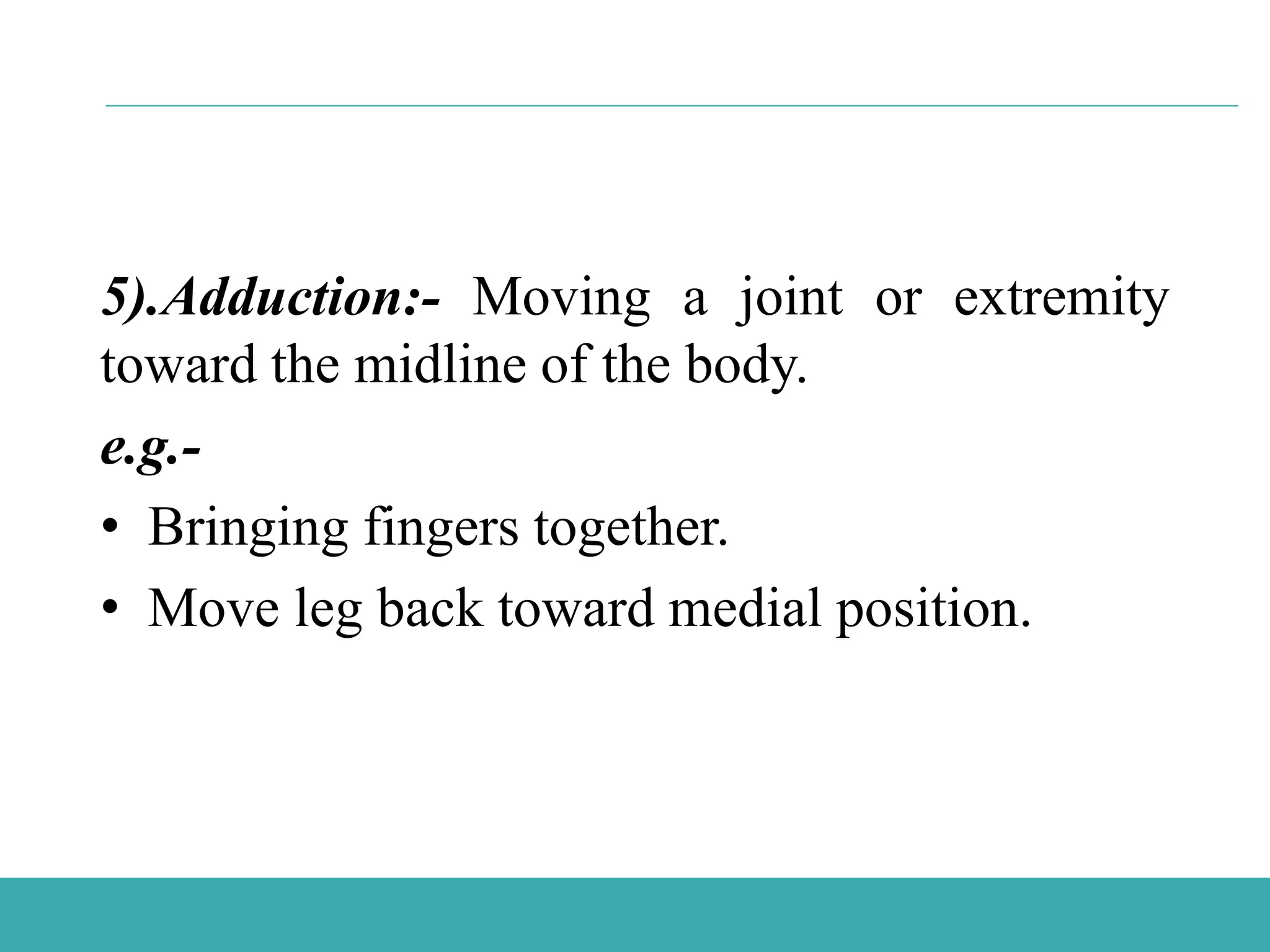 Range of motion exercises | PPTX