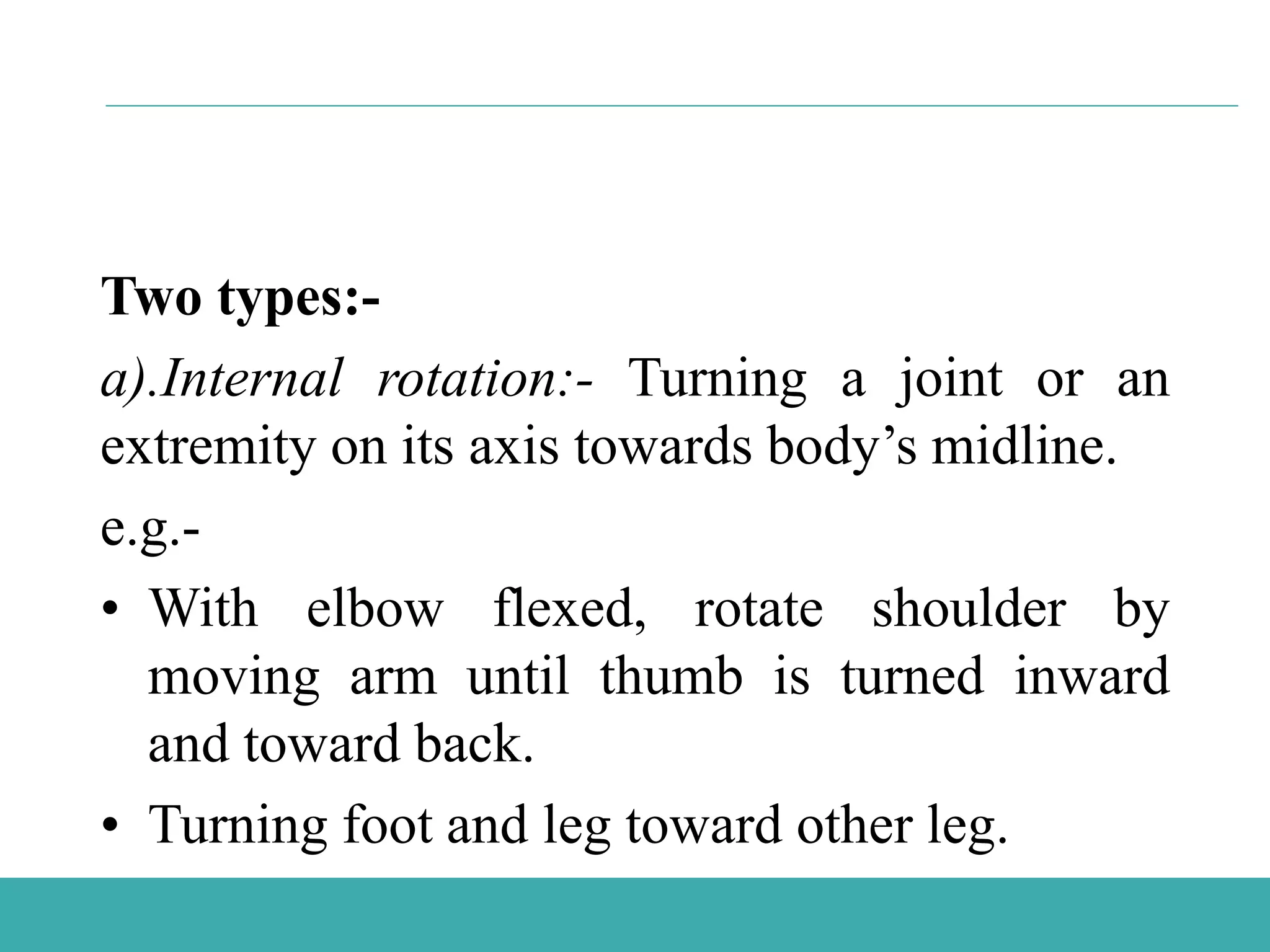 Range of motion exercises | PPTX
