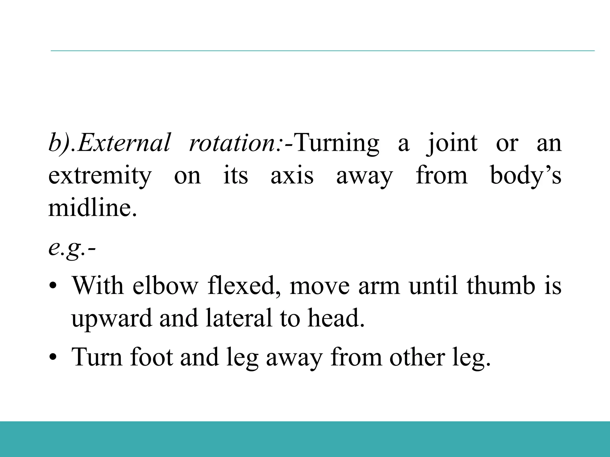 Range of motion exercises | PPTX