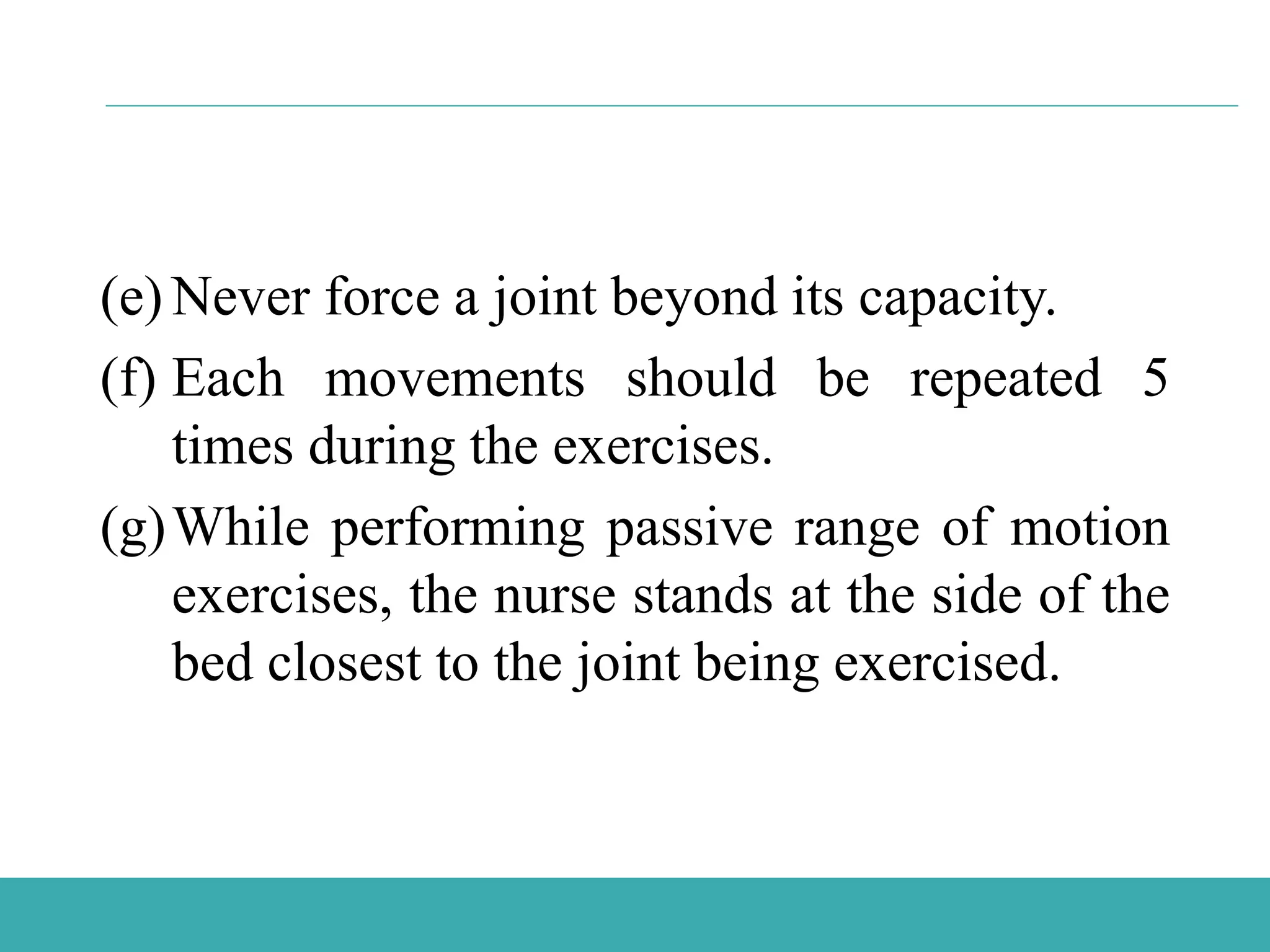 Range of motion exercises | PPTX