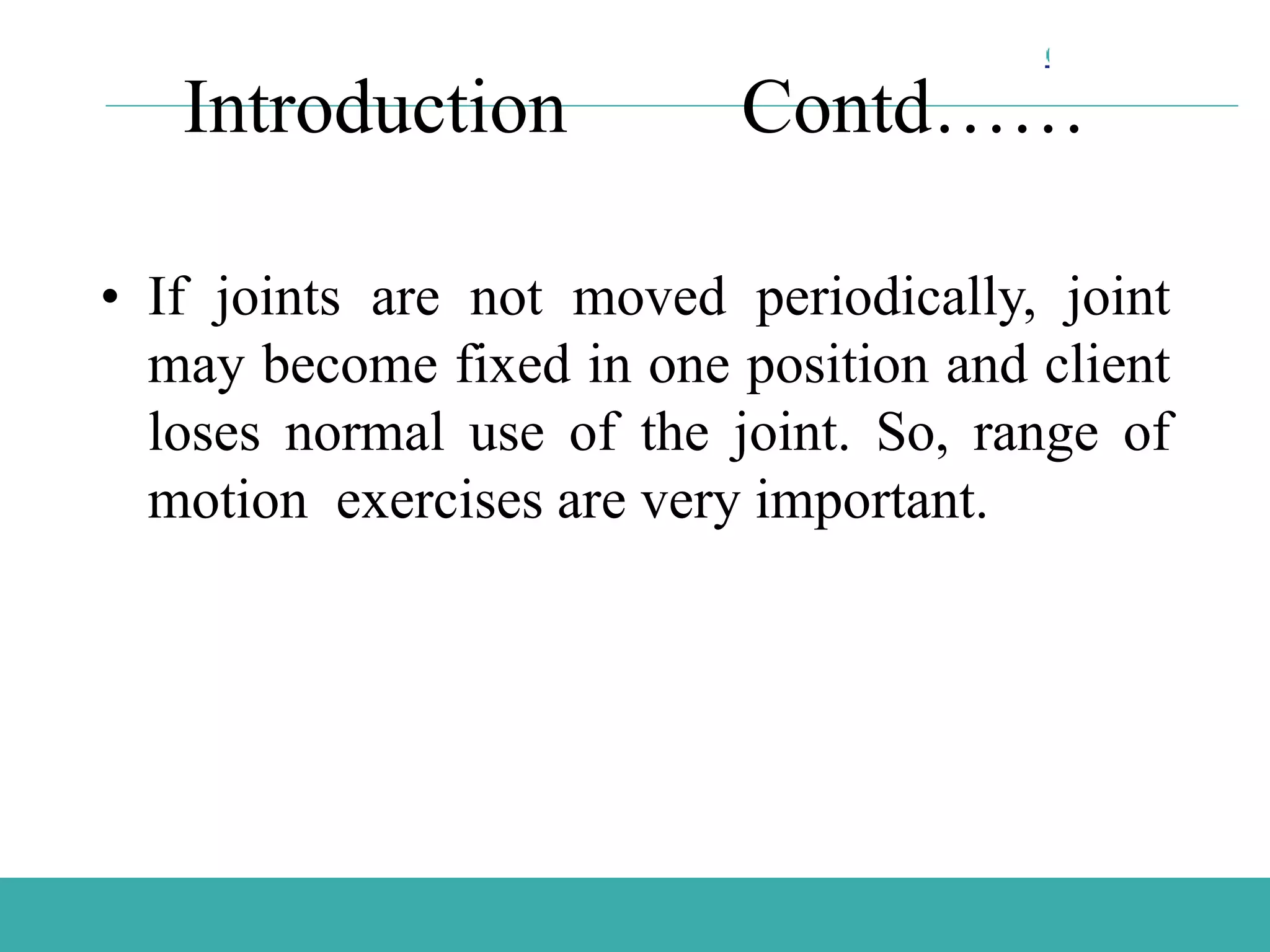 Range of motion exercises | PPTX