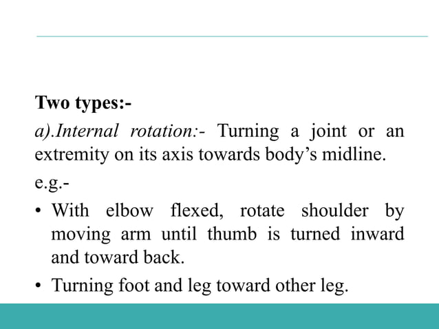 Range of motion exercises | PPTX