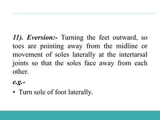 Range of motion exercises | PPTX