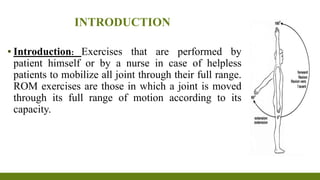 Range of motion exercises & | PPTX