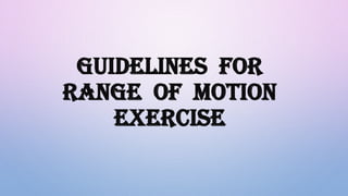 range of motion exercismmmmmmmmmmes.pptx