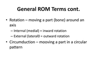 Range of motion in yoga asanas | PPT