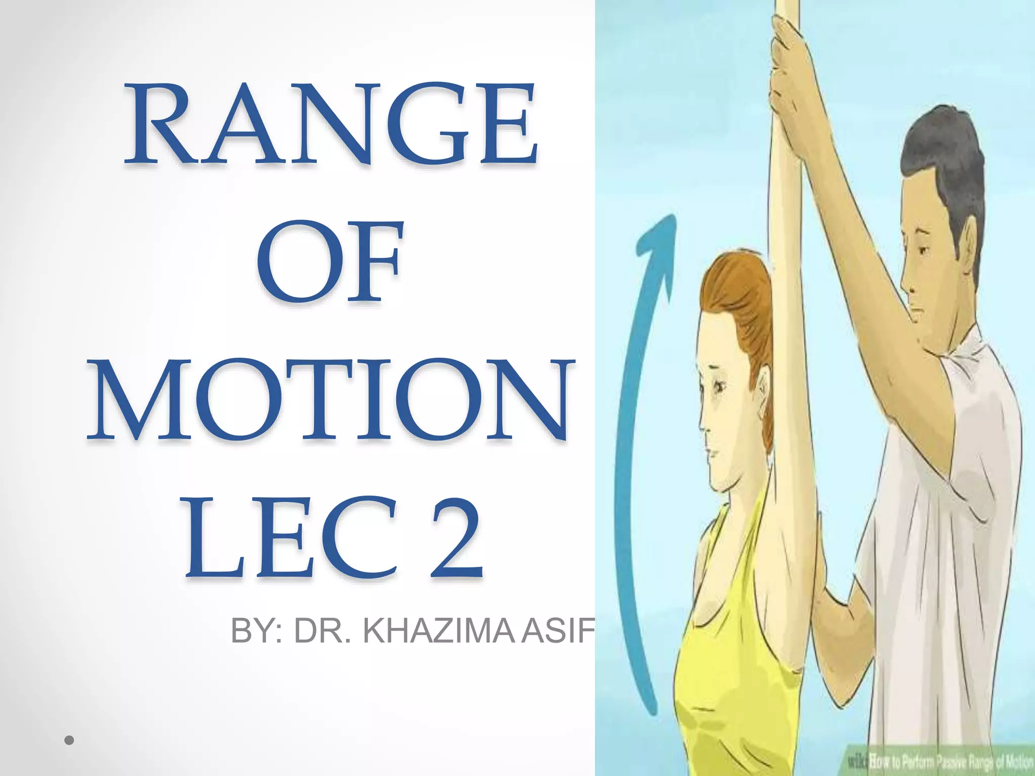 Range of motion lec 2 | PPTX