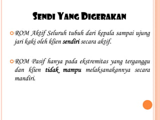 Range Of Motion (ROM) | PPTX