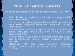 Range of motion (rom) | PPTX