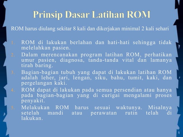 Range of motion (rom) | PPTX