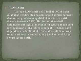 Range of motion (rom) | PPTX