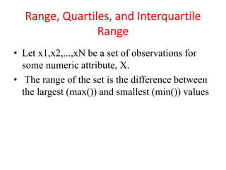 Range, quartiles, and interquartile range | PPT | Free Download