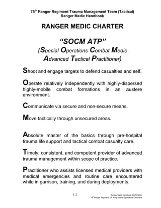 Ranger medical handbook | PDF