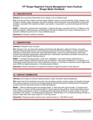 Ranger Medic Handbook 2007 - 75th Ranger Regiment Trauma Management ...