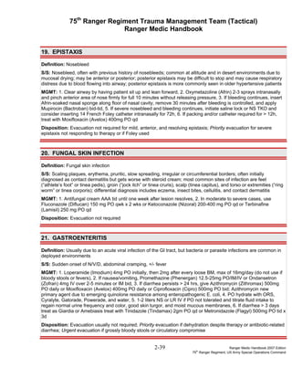 Ranger Medic Handbook 2007 - 75th Ranger Regiment Trauma Management ...
