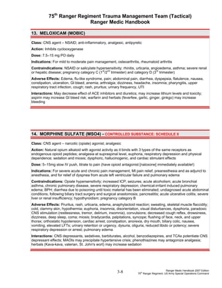 Ranger Medic Handbook 2007 - 75th Ranger Regiment Trauma Management ...