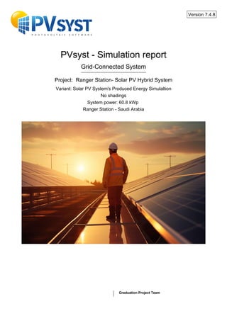 Ranger Station Solar PV Hybrid System - PVsyst Report 2.pdf