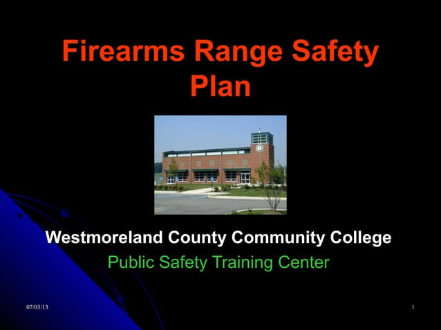 Firearms Range Safety Plan | PPT