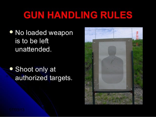 Firearms Range Safety Plan