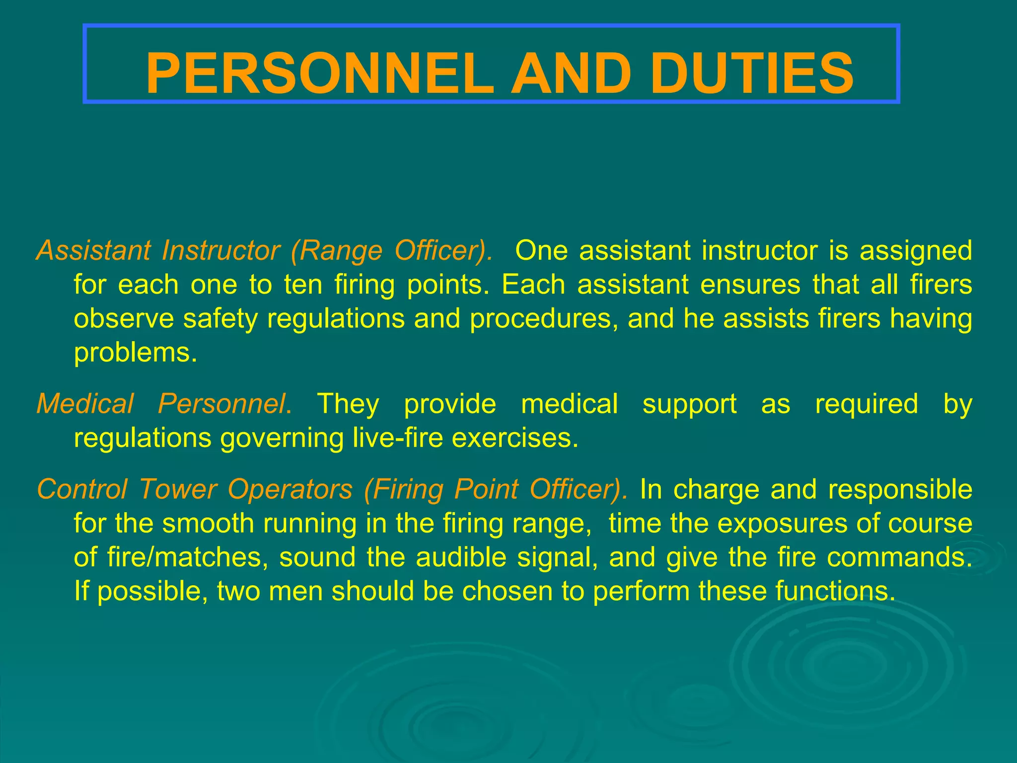 Range Safety Procedure | PPT