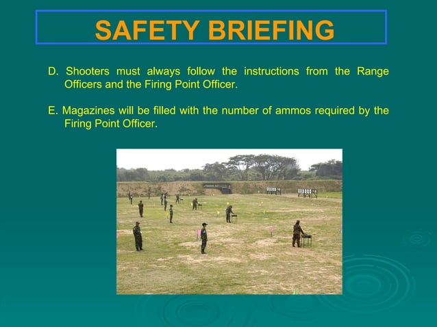 Range Safety Procedure | PPT