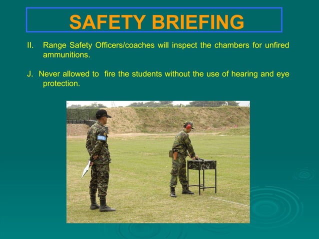 Range Safety Procedure | PPT