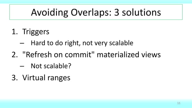 Ranges Ranges Everywhere Oracle Sql Pptx Databases Computer