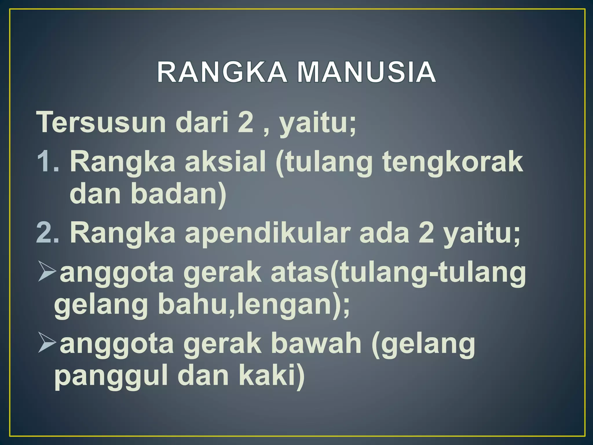 Rangka dan sendi | PPSX