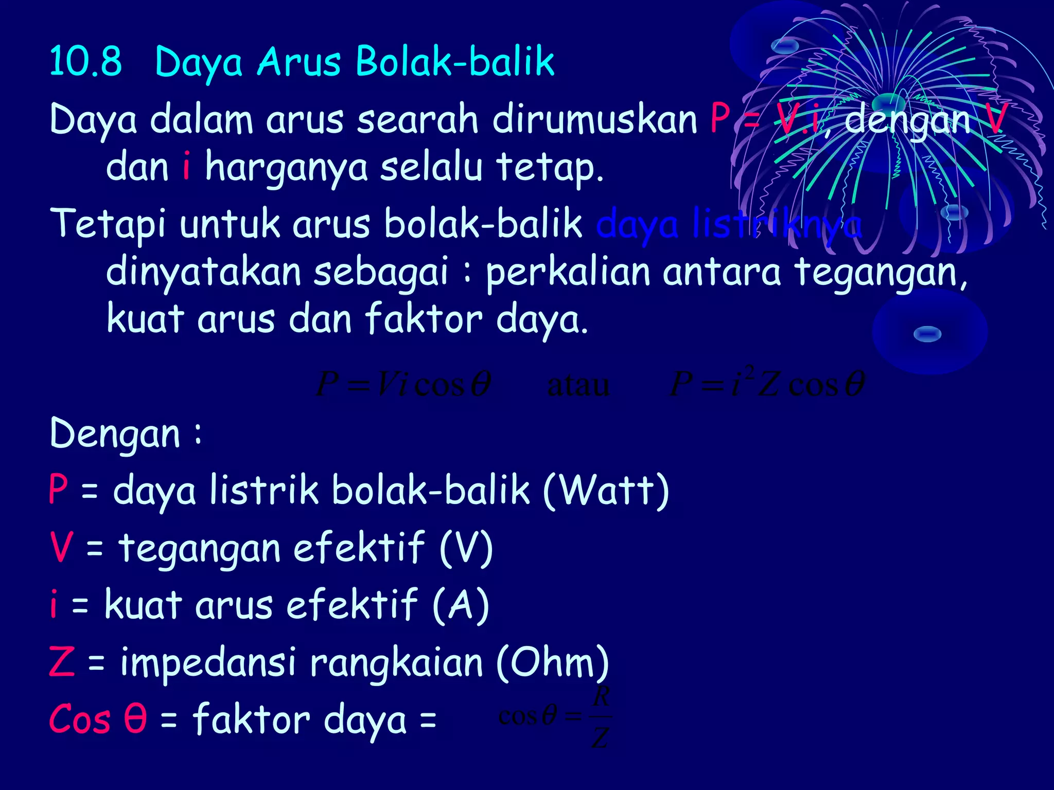 RANGKAIAN ARUS DAN TEGANGAN AC | PPT