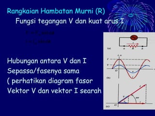 RANGKAIAN ARUS DAN TEGANGAN AC | PPT