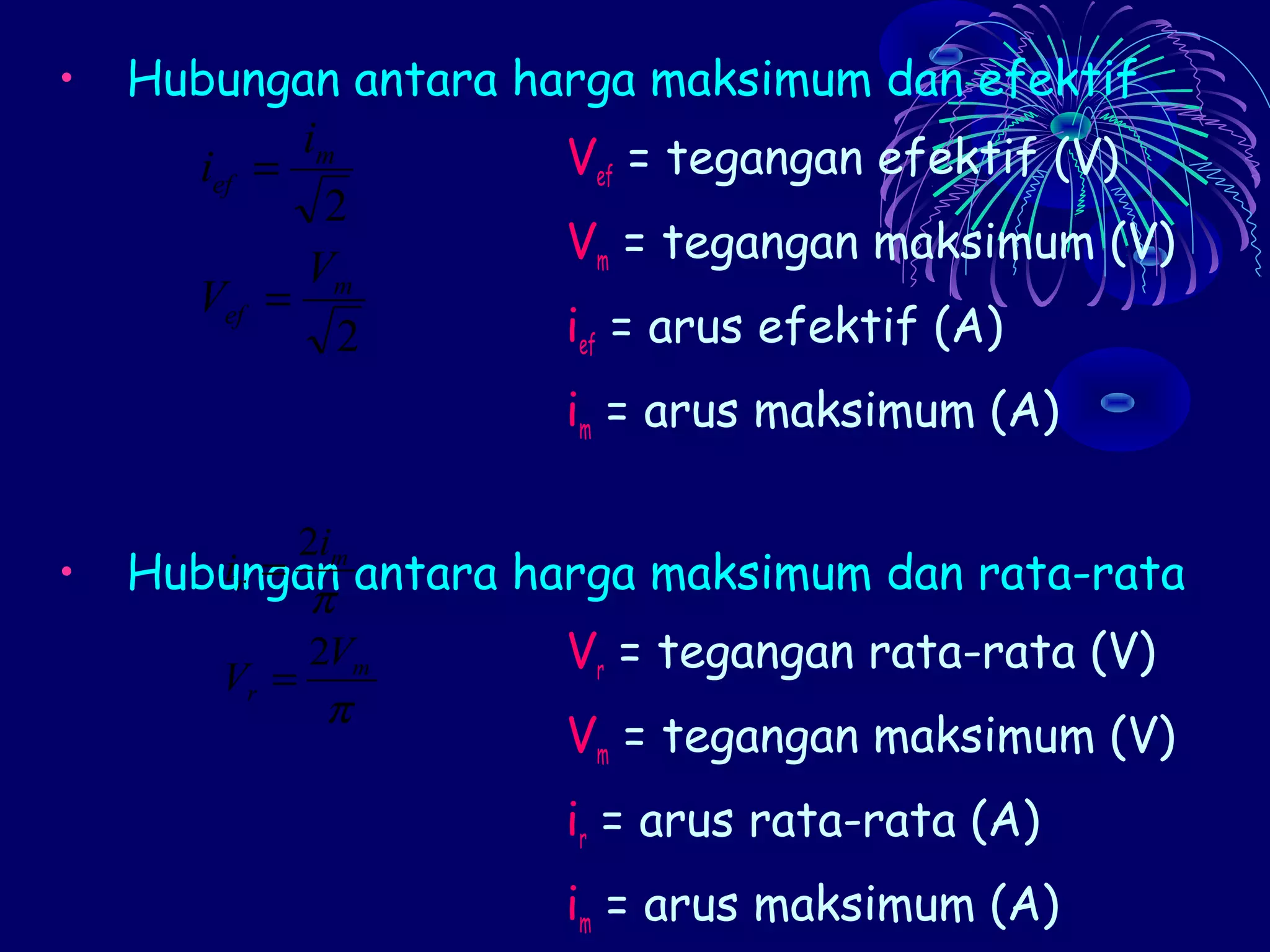 .Rangkaian Arus dan Tegangan Bolak-Balik (AC) | PPT