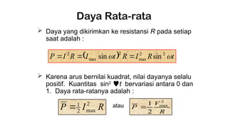 PPT Rangkaian Arus AC universitas muhammadiyah | PPT