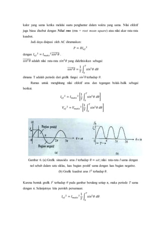 MATERI KELAS XII Rangkaian arus bolak balik | DOCX