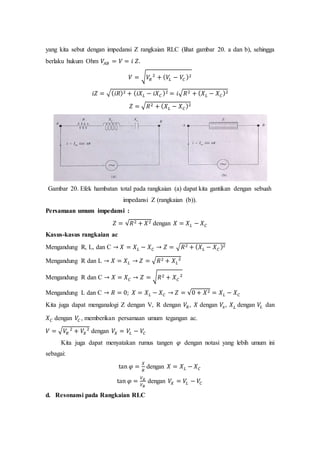Rangkaian arus bolak balik FISIKA SMA | PDF