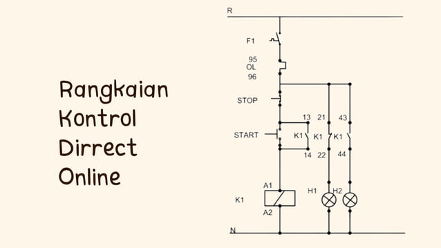 Rangkaian Direct On Line Motor Listrik 3 Fasa | PDF