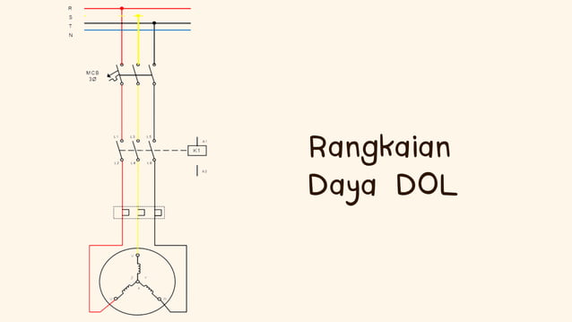 Rangkaian Direct On Line Motor Listrik 3 Fasa | PDF