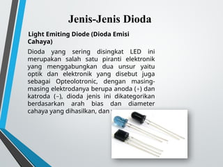 RANGKAIAN_ELEKTRO_DIODA_untuk_kelas_SMK. | PPTX