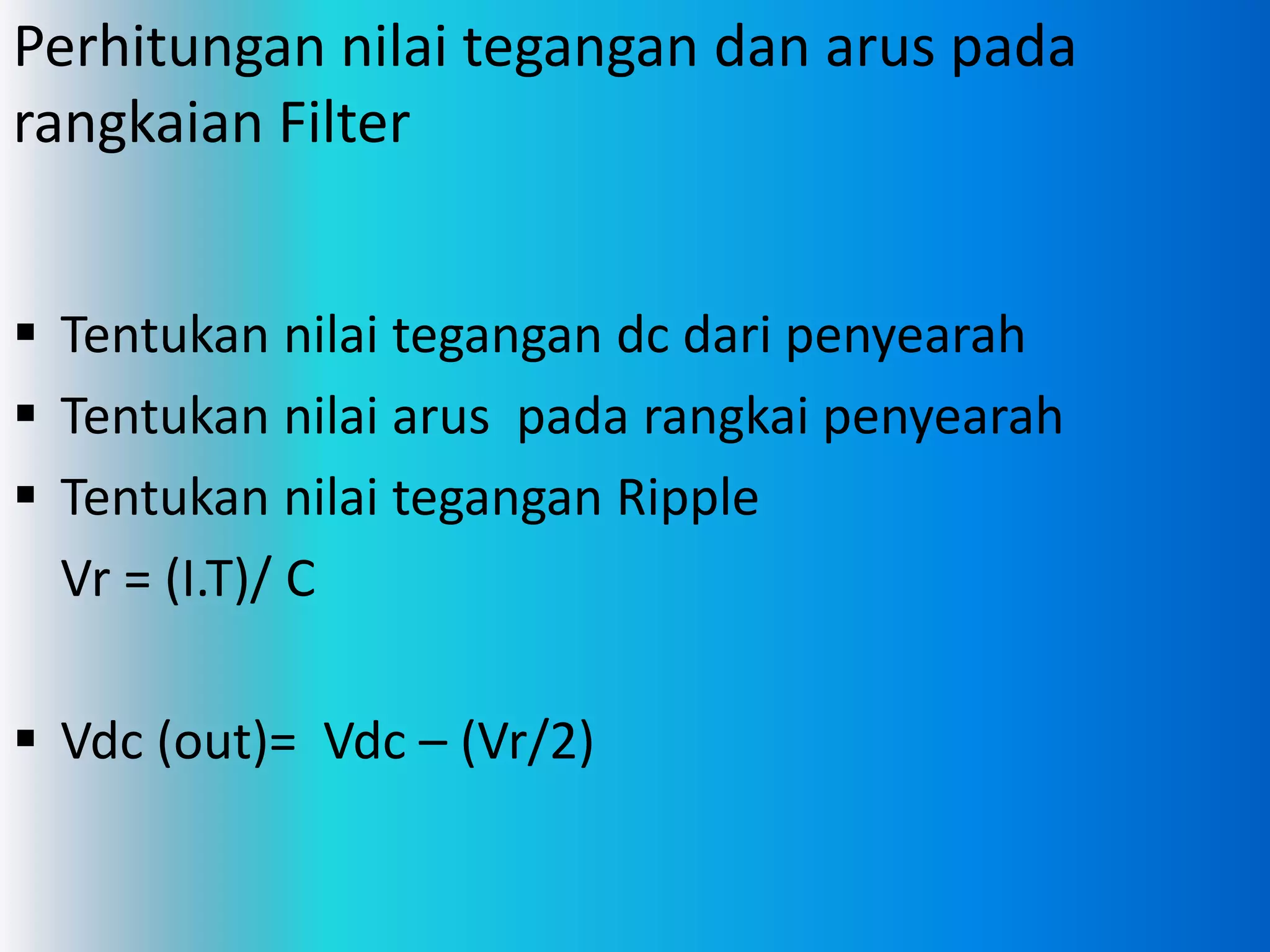 Rangkaian elektronika 1 | PPTX