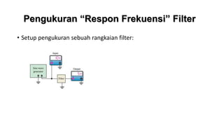 Konsep rangkaian filter aktif berbasis operational amplifier | PPTX
