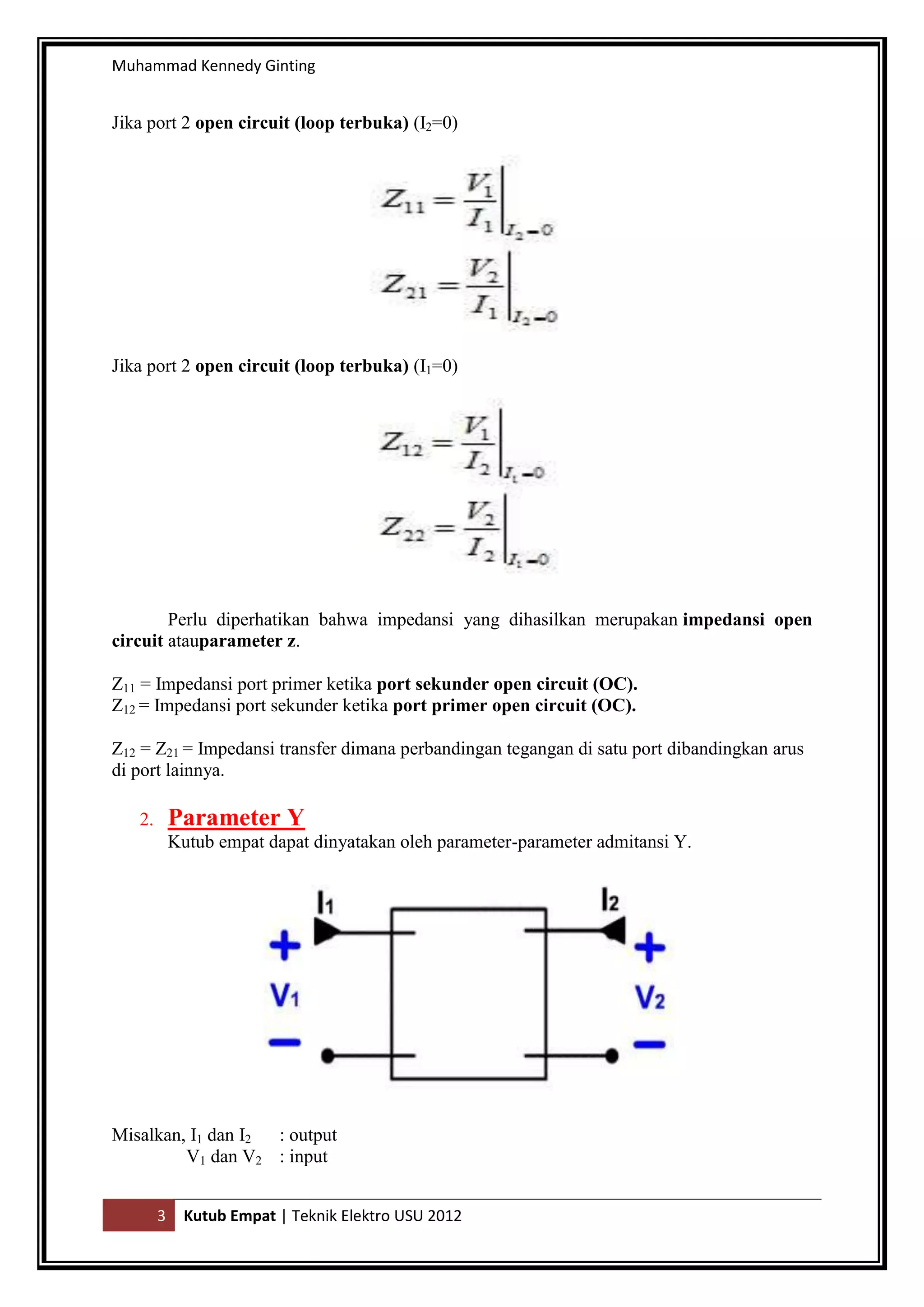 Rangkaian kutub empat by muhammad kennedy | DOCX