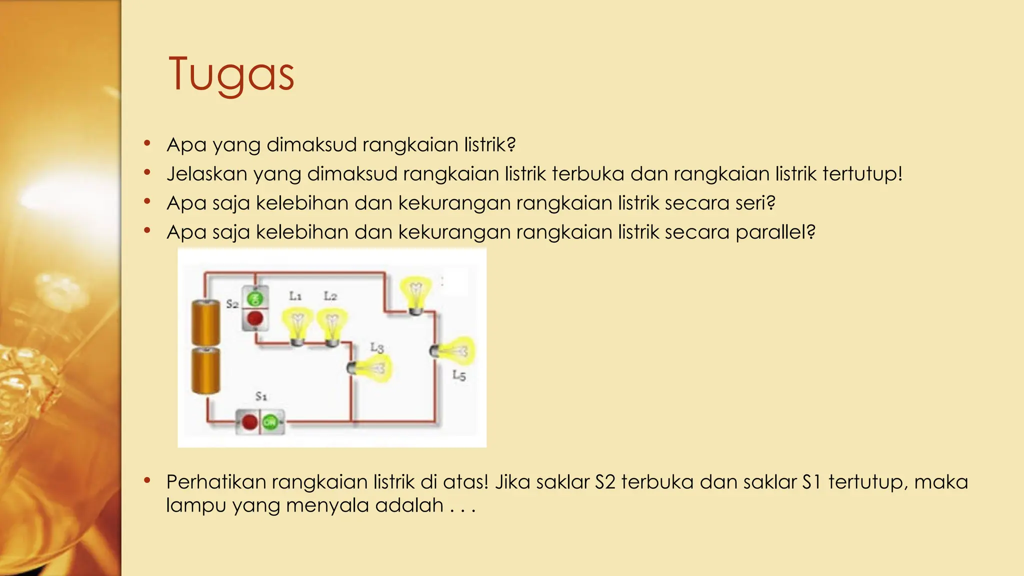 Materi Rangkaian listrik Seri dan Paralel | PPTX