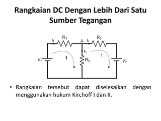 Rangkaian listrik arus searah pert.2 | PPTX