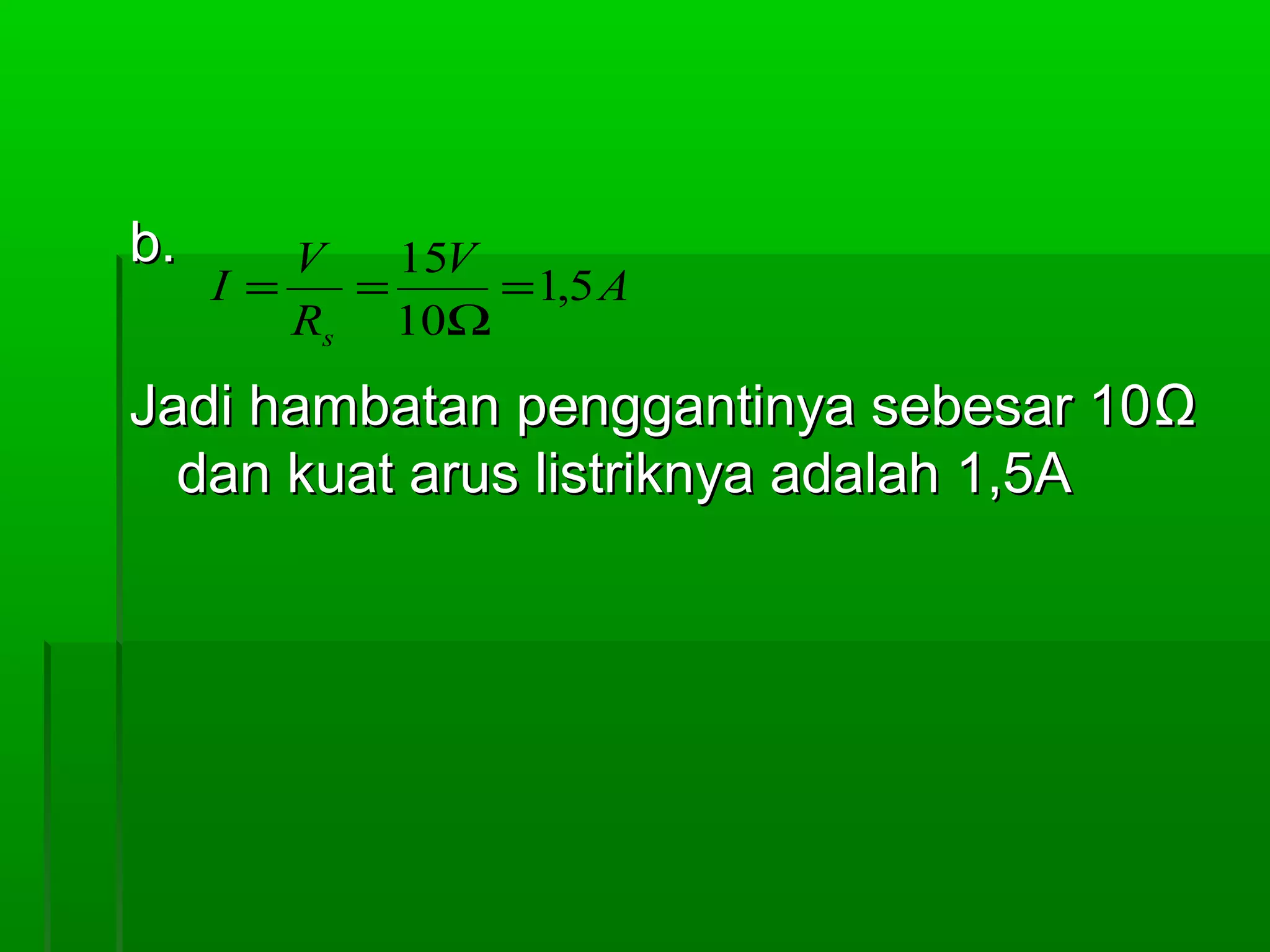 Rangkaian listrik dan daya listrik | PPT