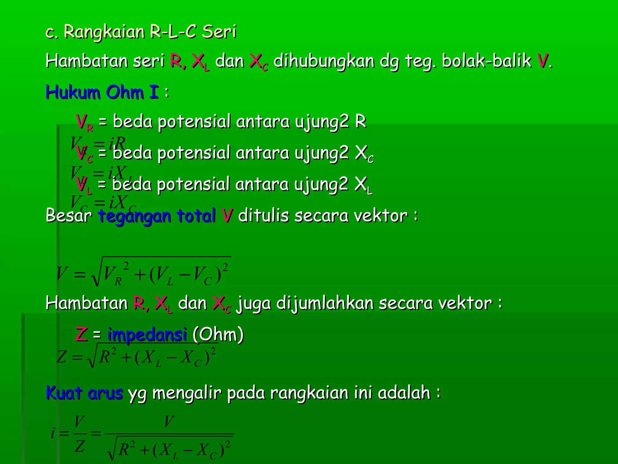 Rangkaian listrik dan daya listrik | PPT