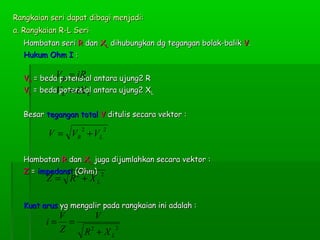 Rangkaian listrik dan daya listrik | PPT