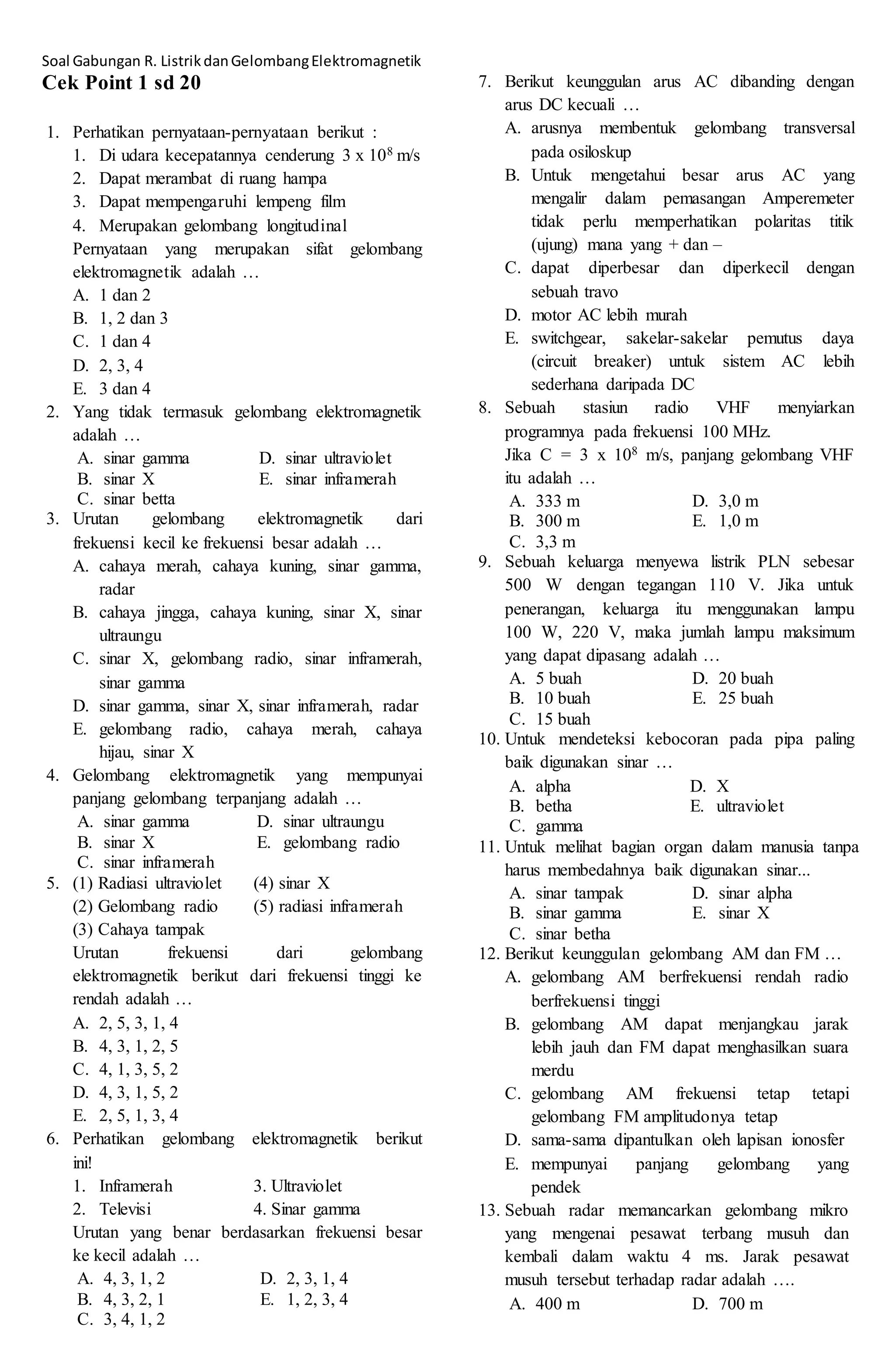 Rangkaian listrik + gel pert. 4 | DOCX