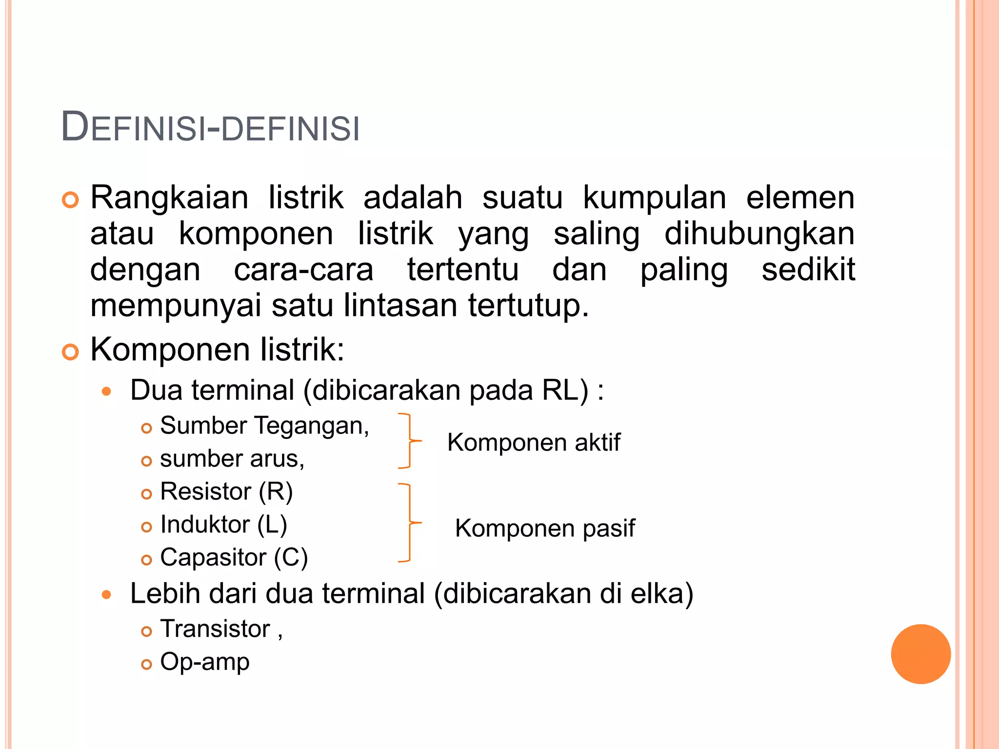 Rangkaian Listrik | PPTX