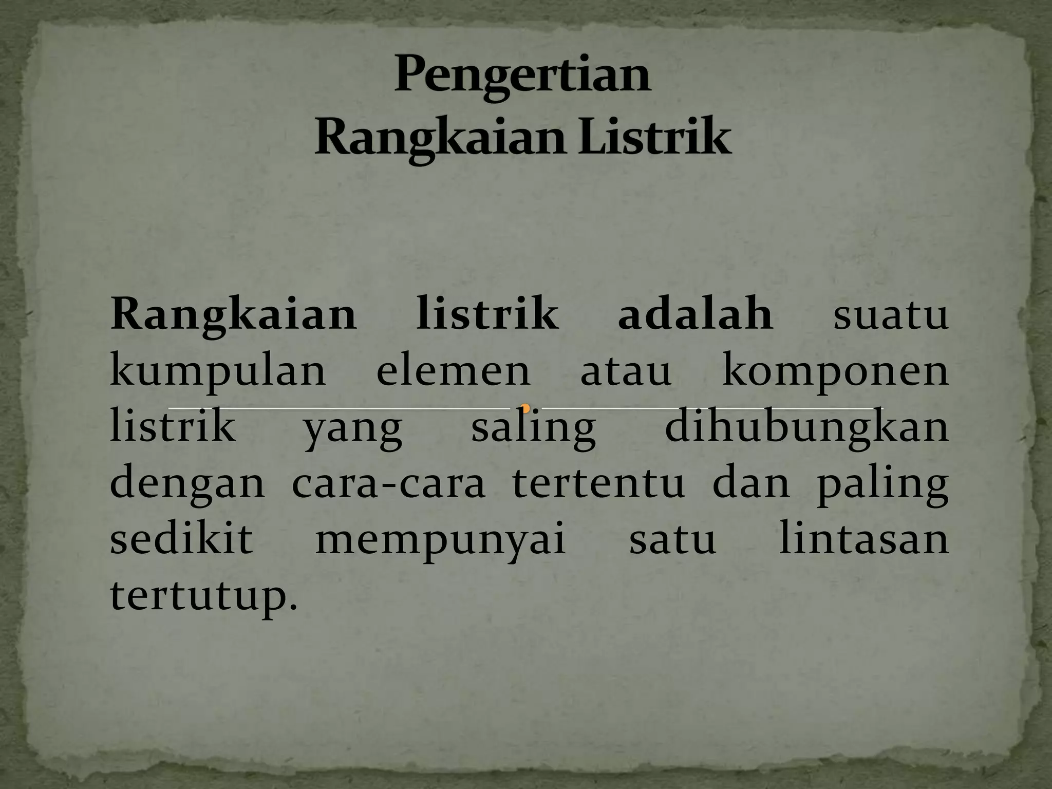 Rangkaian listrik power | PPTX