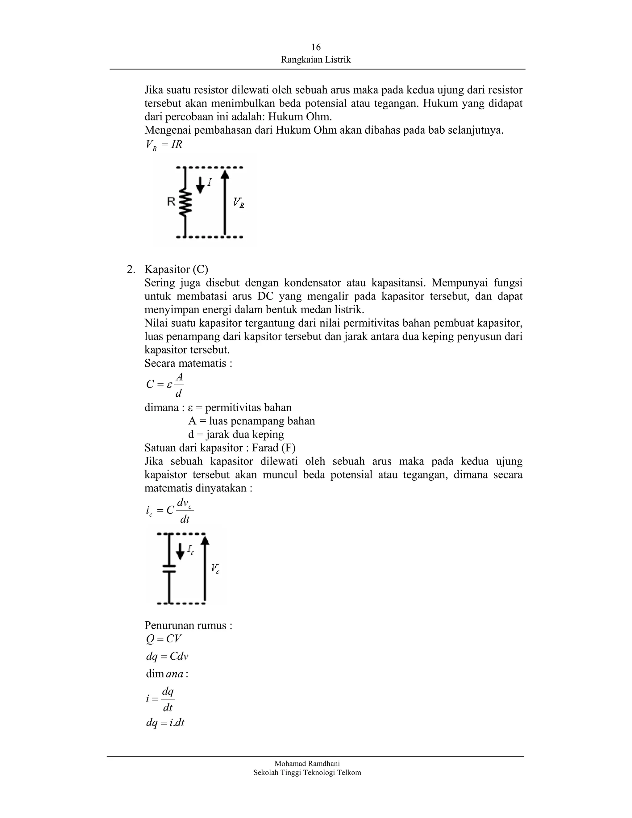 Rangkaian listrik ( revisi) mohamad ramdhani | PDF
