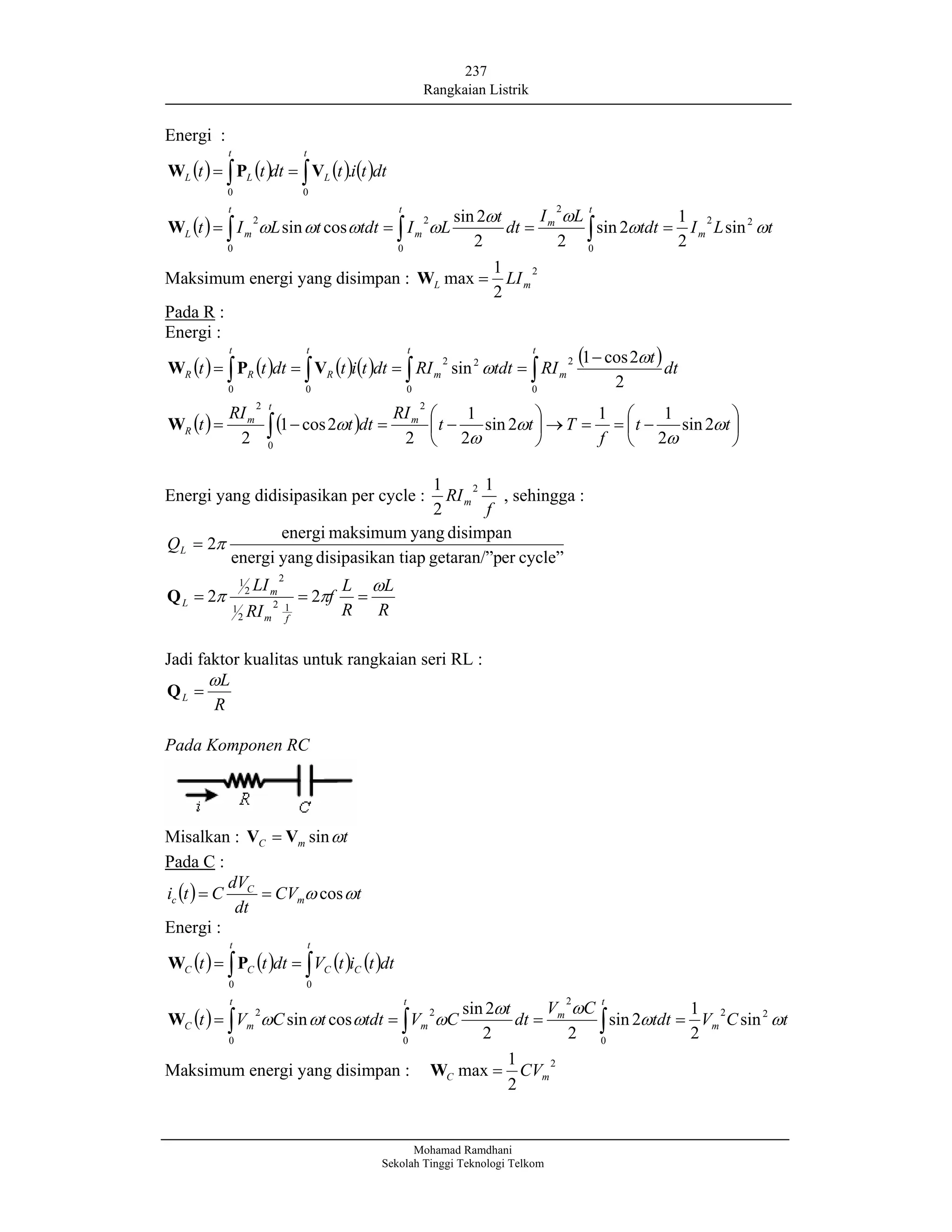 Rangkaian listrik ( revisi) mohamad ramdhani | PDF